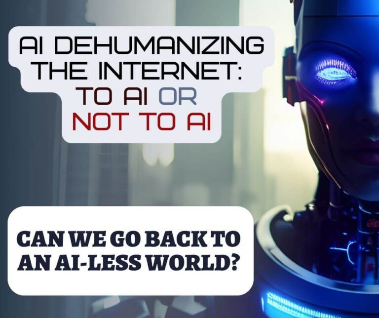AI Dehumanizing the Internet: To AI or Not to AI | AI + Why Live